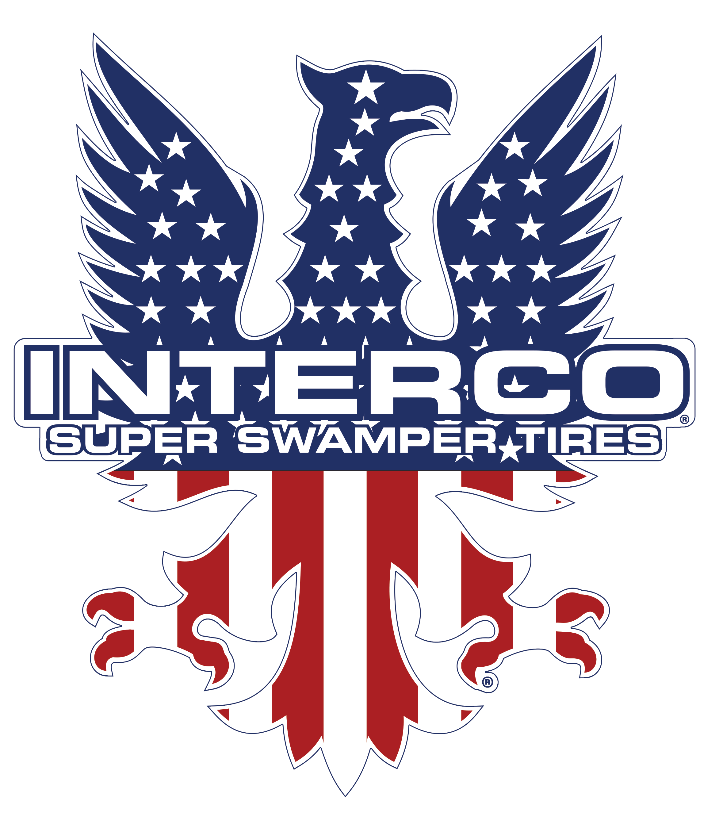 INTERCO SUPER SWAMPER TIRES USA BIRD LOGO DECAL | Interco Tire Corporation